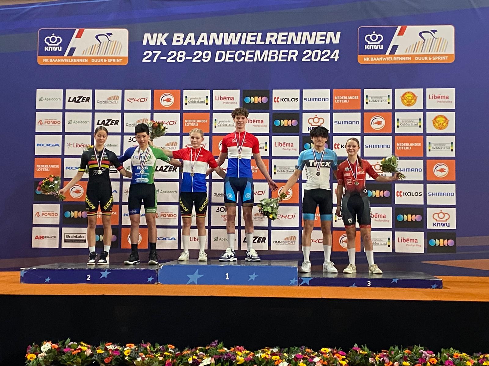 Tim van der Velden derde bij het NK Omnium Nieuwelingen | De Spartaan